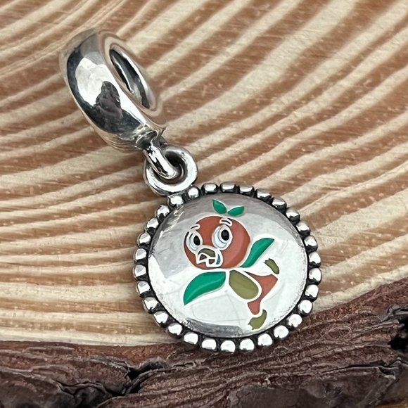 Pandora | Jewelry | Pandora Disney Orange Bird Dangle Charm | Poshmark
